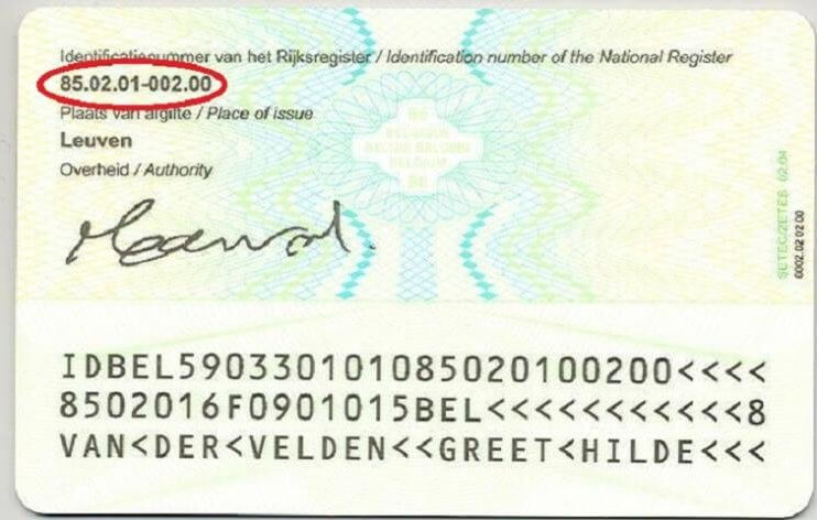 Over het hoe, wat en waarom van het rijksregisternummer - Vlamingen in ...